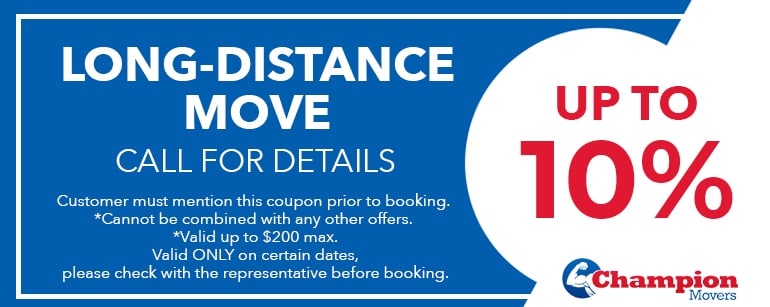 Las Vegas Moving Coupons | Champion Movers (702) 876.2343